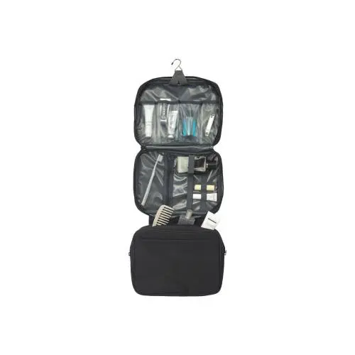 BUGATTI Uptown Foldable Hanging Toiletry Bag - Black