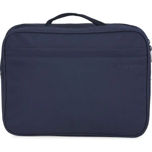 BUGATTI Uptown Foldable Hanging Toiletry Bag - Navy