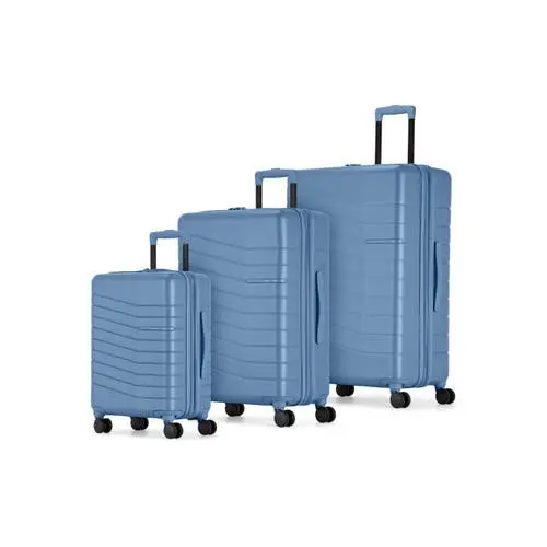 BUGATTI Munich 3-piece Hardside Luggage Set - Blue