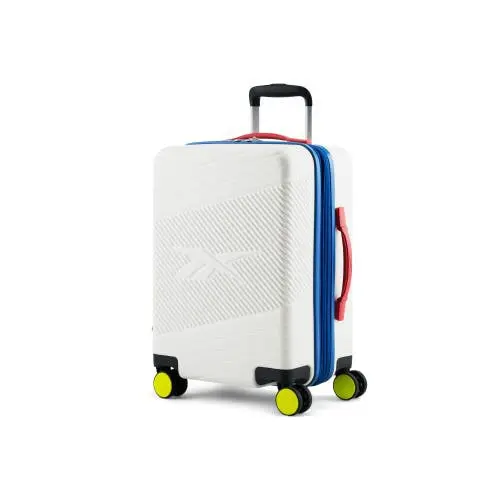 REEBOK 20in Expandable Carry-on Luggage - White