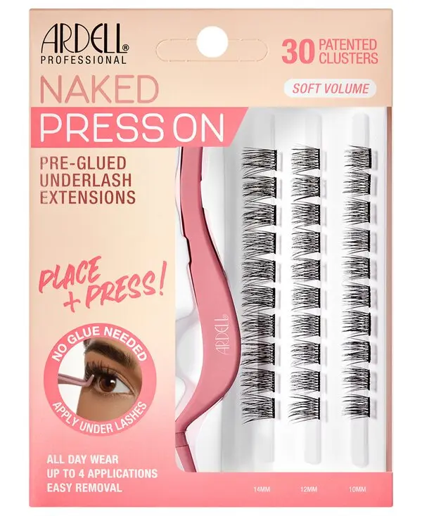 ARDELL Naked Press On Pre-glued Underlash False Lash Extensions - No Color