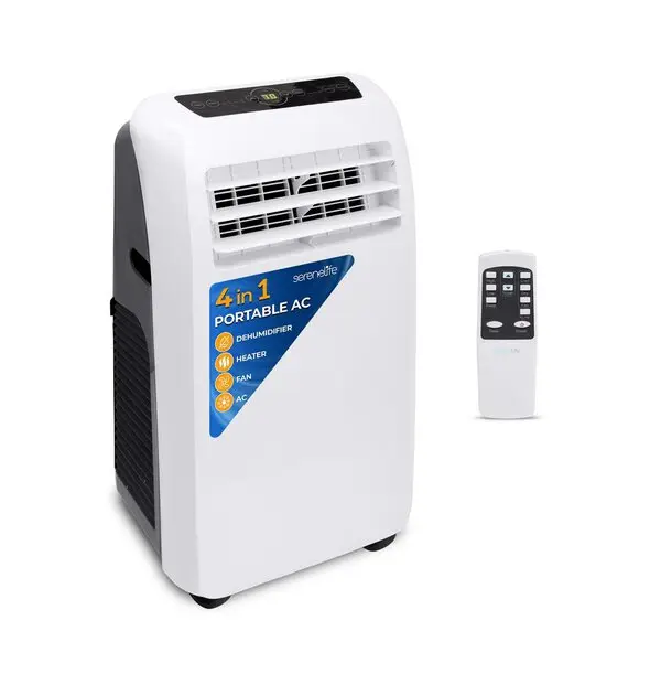 SERENELIFE Portable Air Conditioner & Heater - White