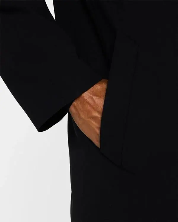 Giorgio Armani Wool Crepe Topcoat