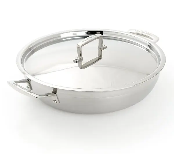 LE CREUSET 5-qt Stainless Steel Braiser With Lid - Silver