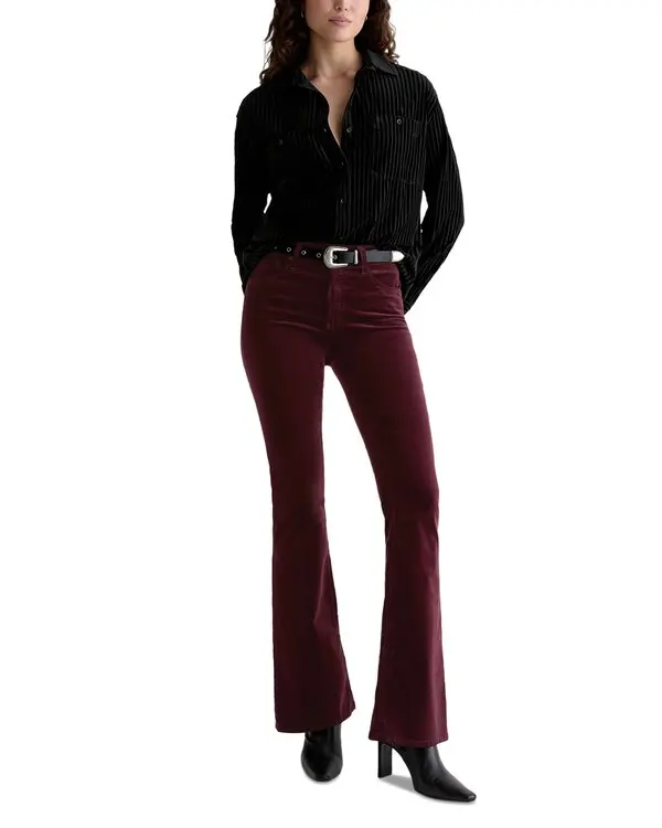Ag Farrah Bootcut Mid-rise Jeans - Winery