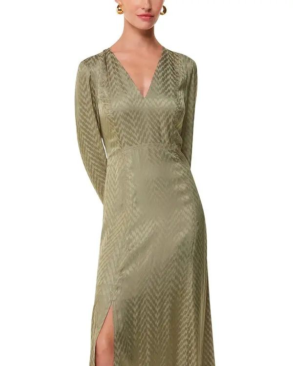Whistles Jacquard Midi Dress
