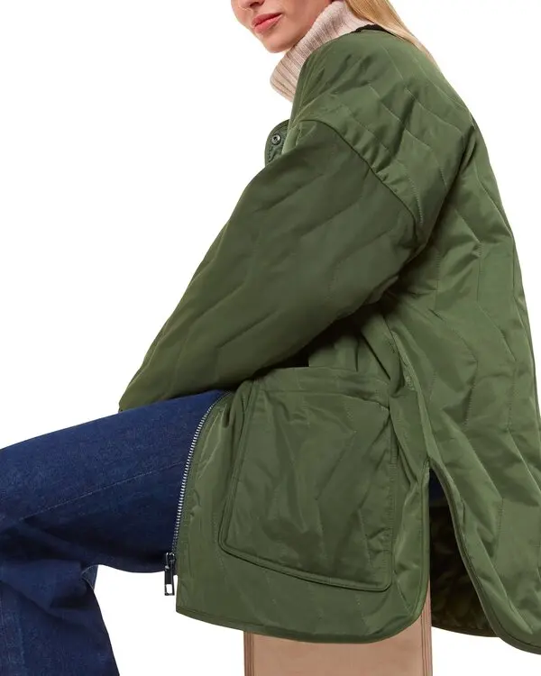 Whistles Esther Quilted Coat