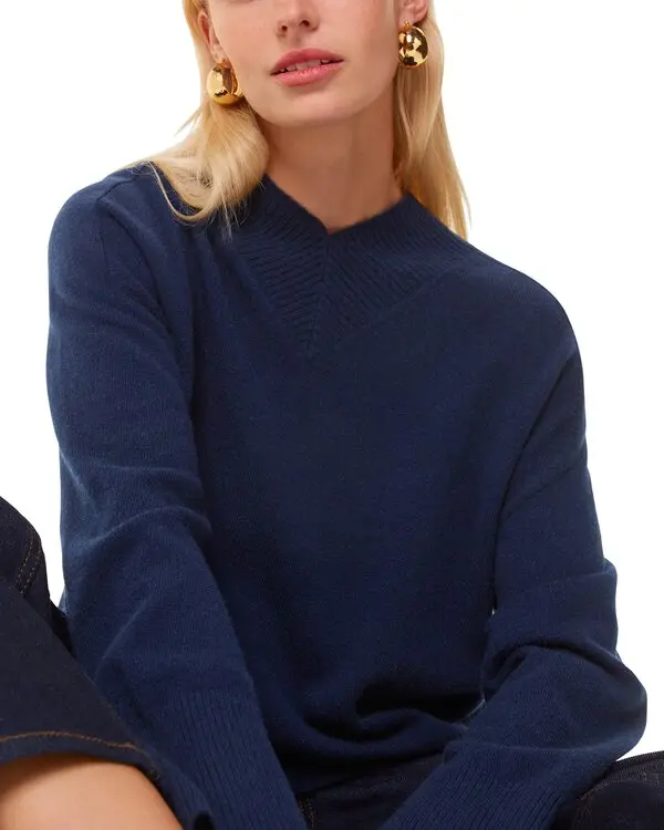 Whistles Cashmere V-neck Sweater