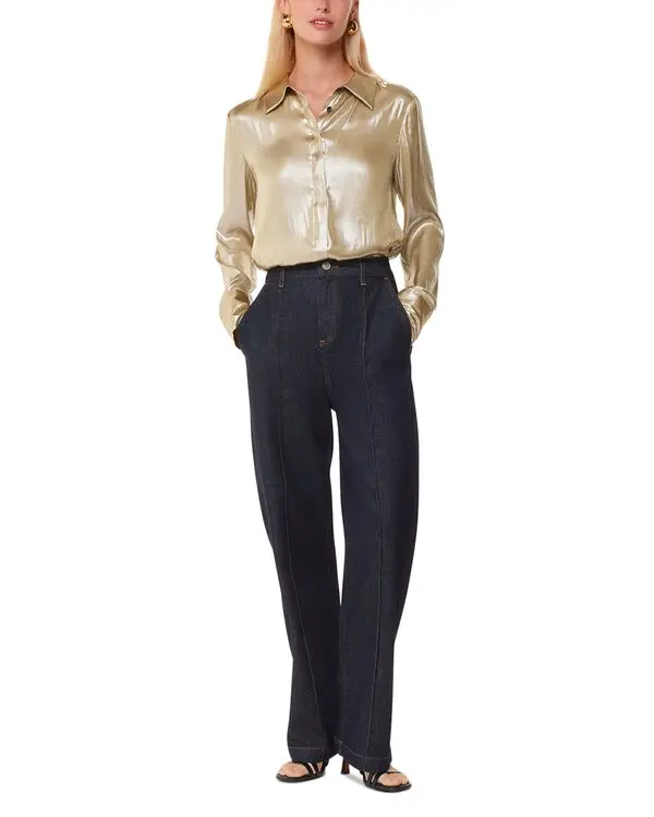 Whistles Lucie Metallic Shirt