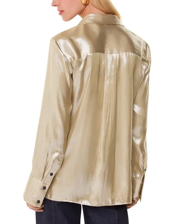 Whistles Lucie Metallic Shirt