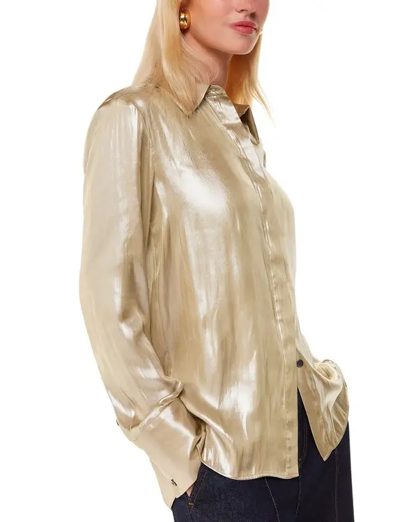 Whistles Lucie Metallic Shirt