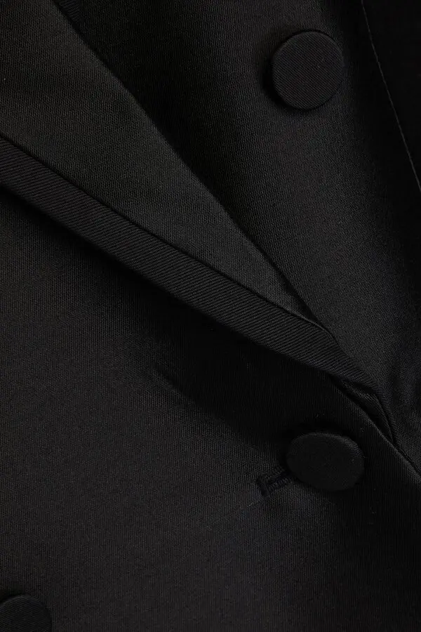 Zimmermann Wool And Silkblend Tuxedo Dress