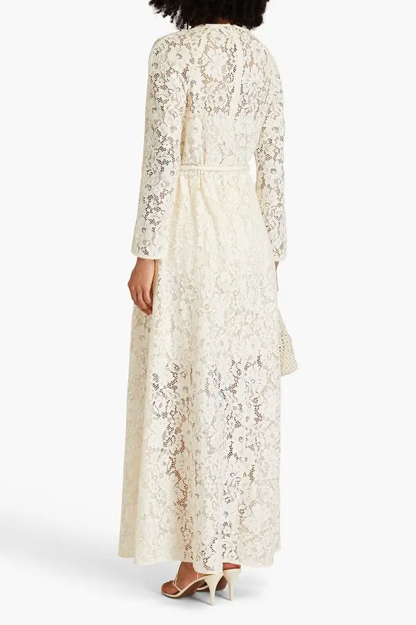 Zimmermann Lace Maxi Dress - Ivory