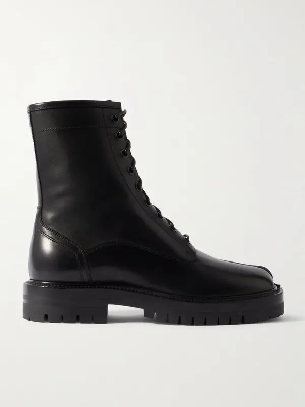 MAISON MARGIELA Tabi Leather Ankle Boots