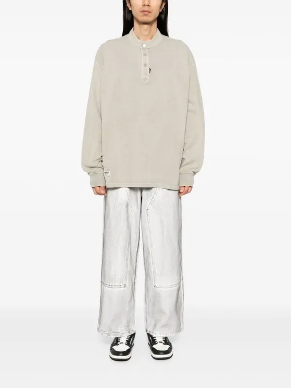 MUSIUM DIV. Henley Long Sleeve Tee