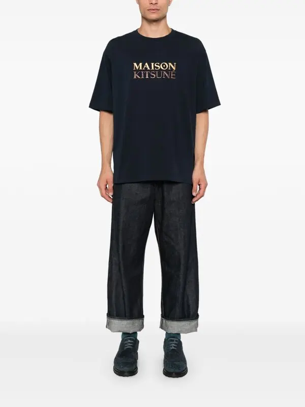 Maison Kitsuné Gradient-logo T-shirt