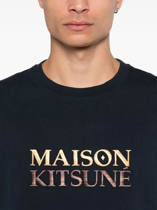Maison Kitsuné Gradient-logo T-shirt