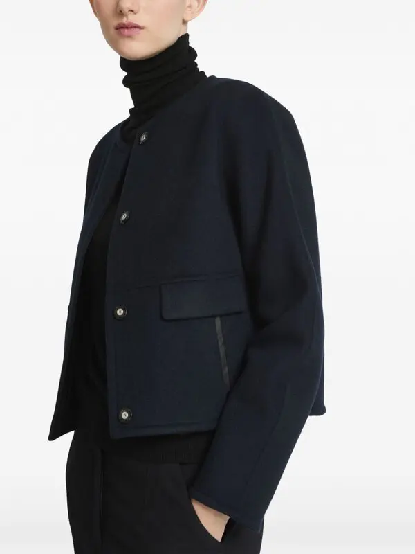 YVES SALOMON Cashmere Jacket - Blue