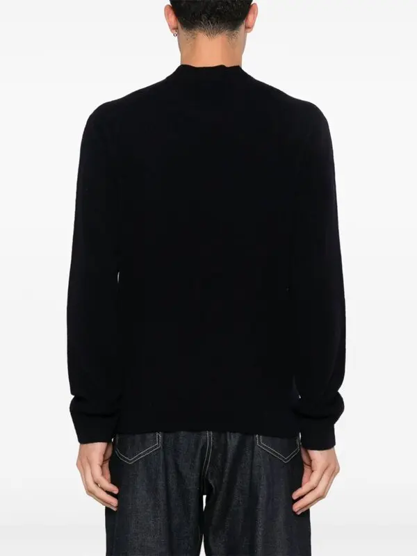 Maison Kitsuné Bold Fox Head-patch Sweater - Blue