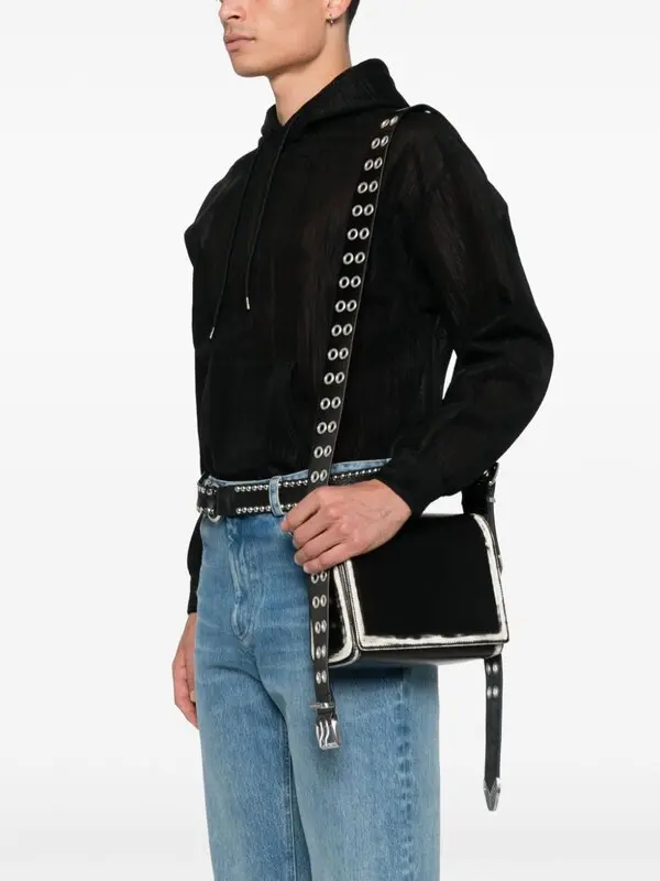 Achilles Ion Gabriel Hung Shoulder Bag - Black | Editorialist