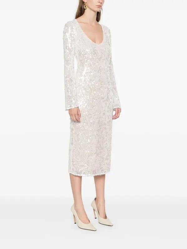 Patrizia Pepe Sequin-embellished Midi Dress