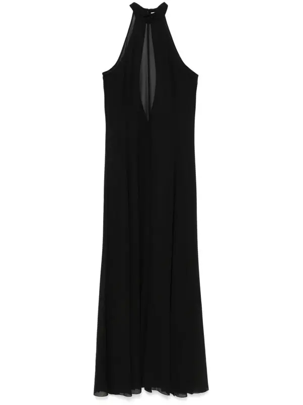 Patrizia Pepe Sheer Maxi Dress