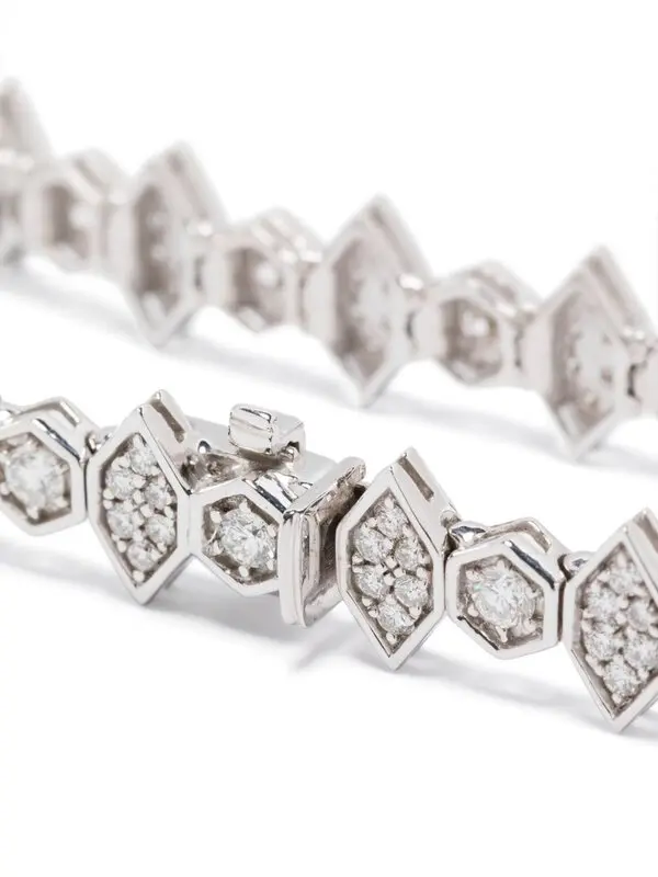 KOLOURS JEWELRY 18kt White Gold Diamond Bracelet