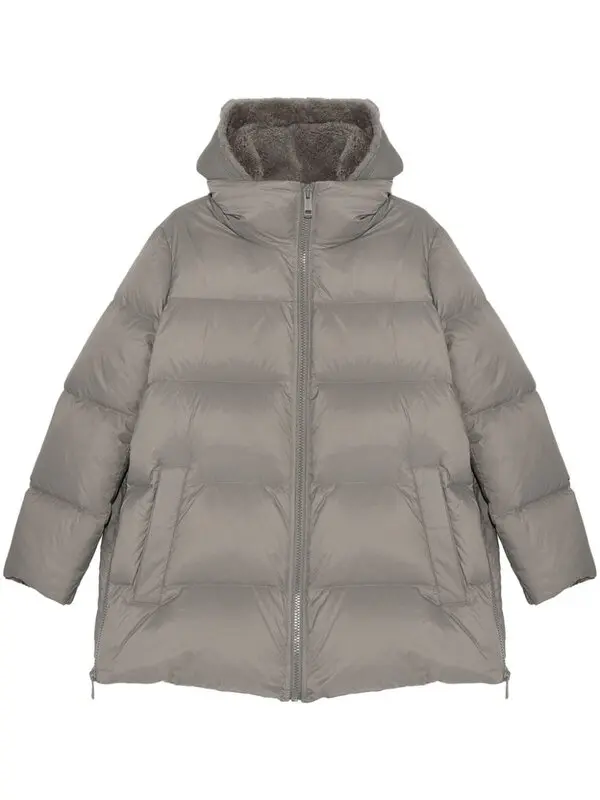YVES SALOMON Hooded Puffer Jacket