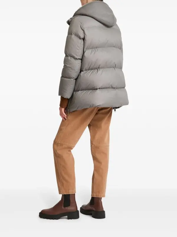 YVES SALOMON Hooded Puffer Jacket