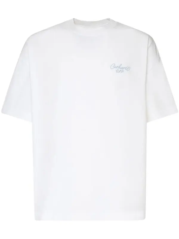Carhartt Work In Progress Signature Script T-shirt - White