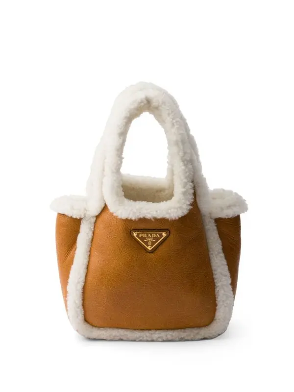 Prada Shearling Mini Bag