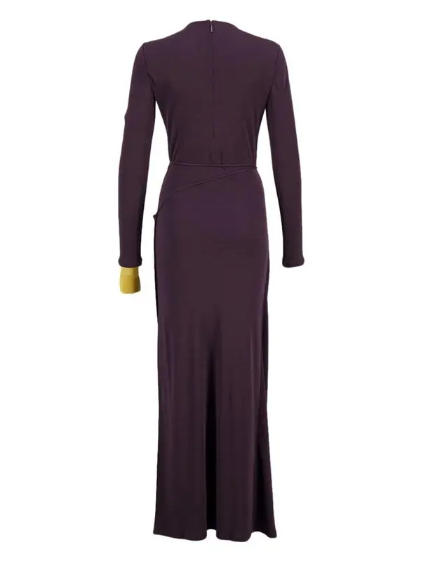 Fendi Draped Crepe Dress