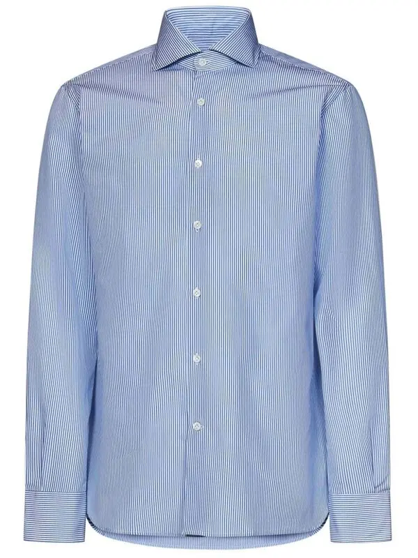 FRANZESE COLLECTION Striped Shirt - Blue