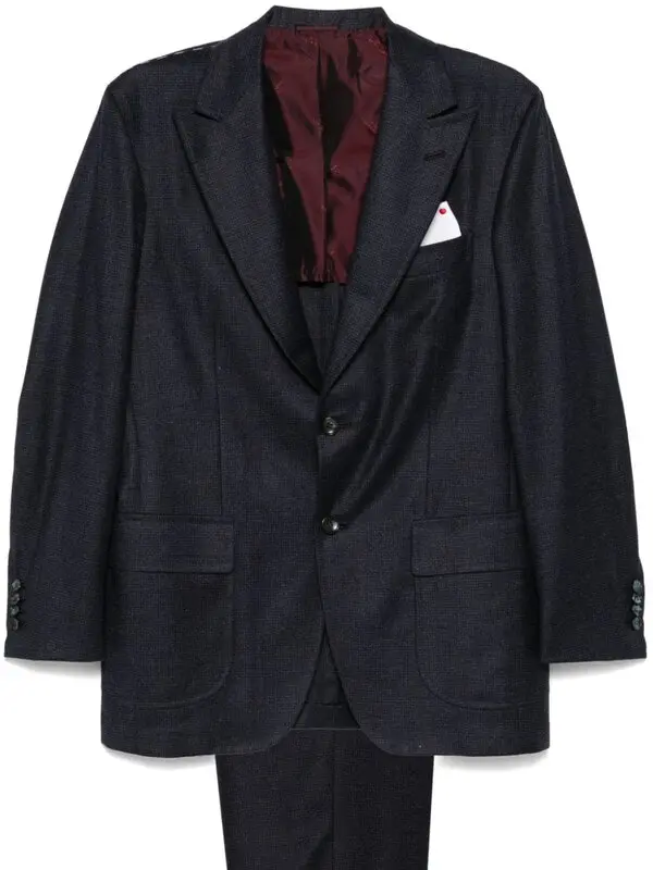 Kiton Checkered Suit
