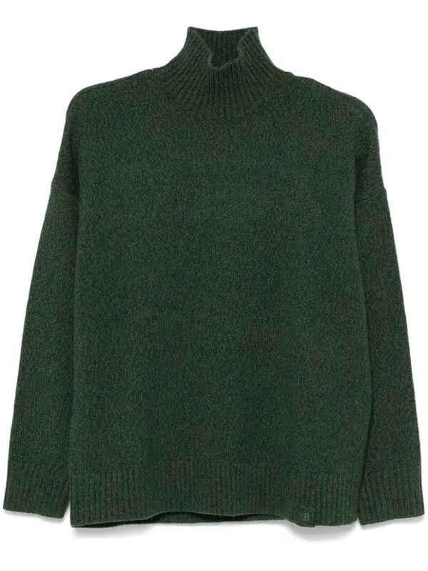 Victoria Beckham Mélange-effect Sweater - Green