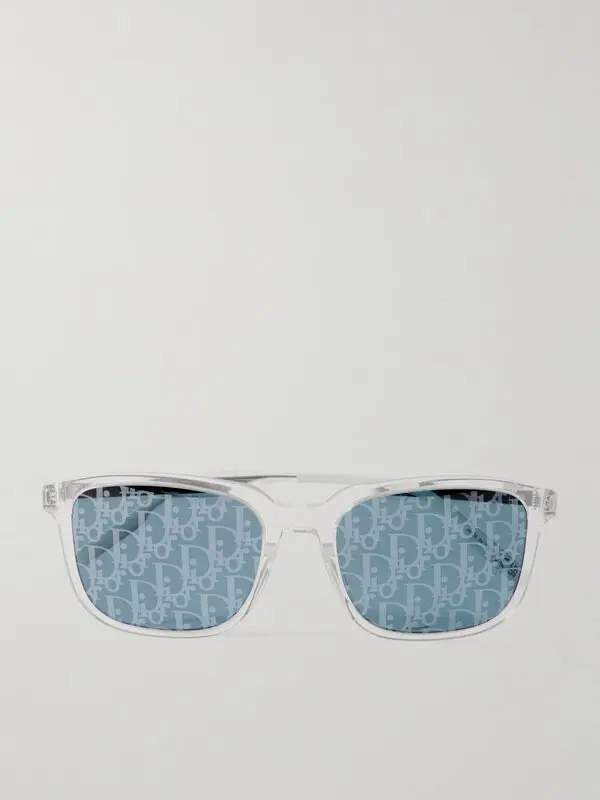 Dior Diortag Su Square-frame Sunglasses - Neutrals