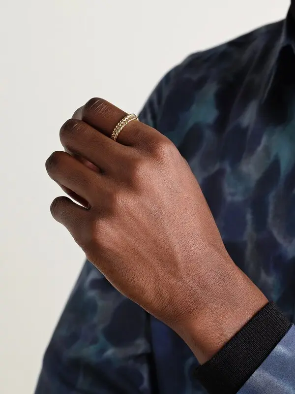 ANITA KO 18-karat Braided Ring