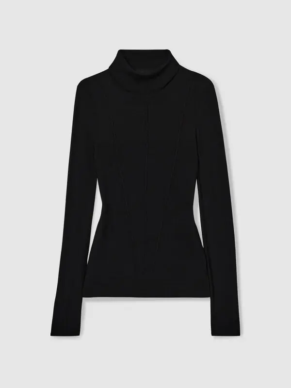 REISS Serena Seamed Top