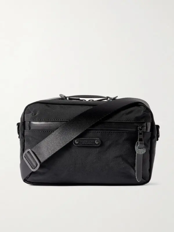 MASTER-PIECE CO Root S Leather-trimmed Nylon Messenger Bag