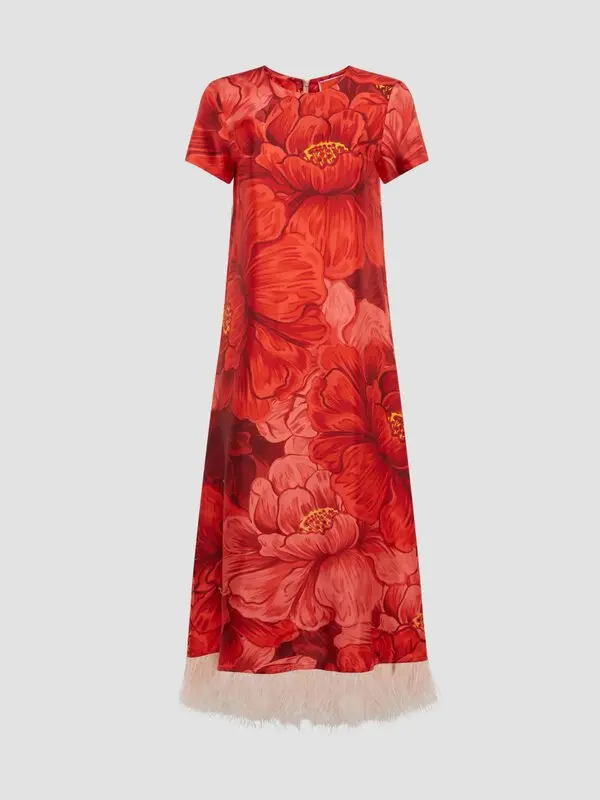 La DoubleJ Swing Dress - Ruby Red