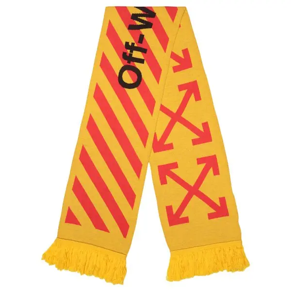 Off-White Arrows Scarf - Yellow/orange