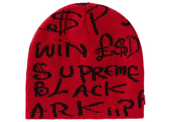Supreme Black Ark Beanie - Red