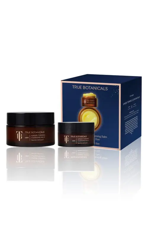 True Botanicals Calm Ginger Turmeric Cleansing Balm Home & Away Duo $67 Value - No Color