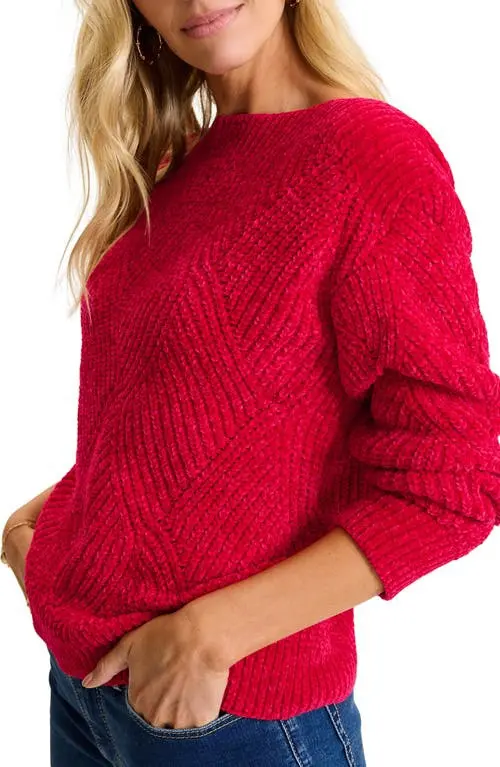 Tommy Bahama Shell St. Luna Boat Neck Sweater - Tango Red