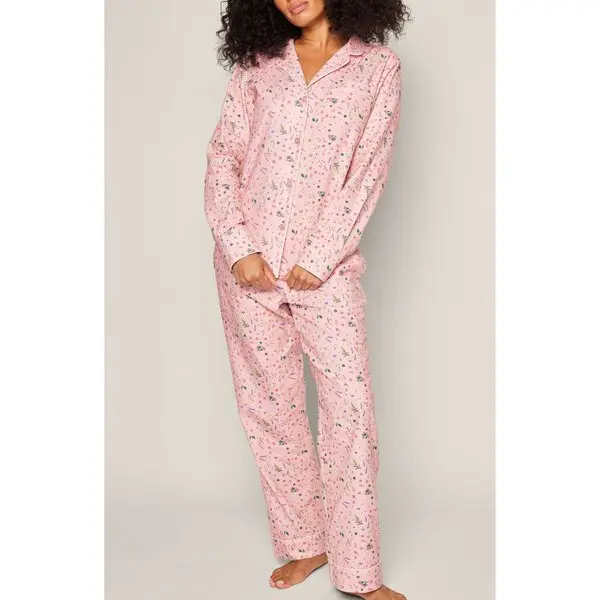 PETITE PLUME Nostalgic Sweets Cotton Pajamas - Pink