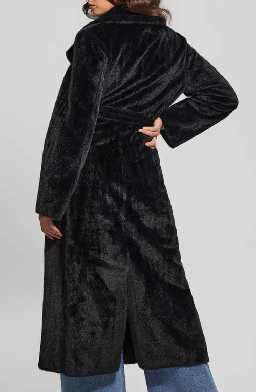 Guess Ada Faux Fur Long Coat