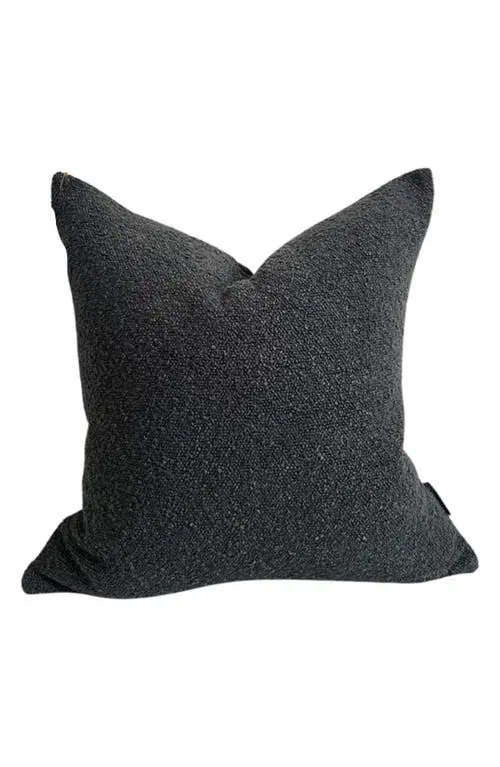 MODISH DECOR PILLOWS Bouclé Accent Pillow Cover - Pitch