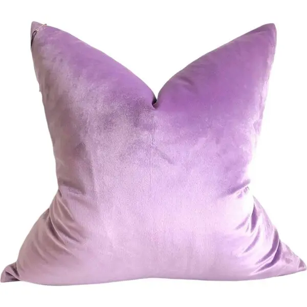 MODISH DECOR PILLOWS Velvet Pillow Cover - Lilac