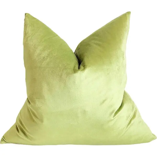 MODISH DECOR PILLOWS Velvet Pillow Cover - Key Lime