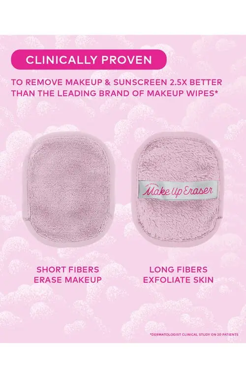 THE ORIGINAL MAKEUP ERASER 7-day Makeup Eraser Set With Laundry Bag - Silver Infused
